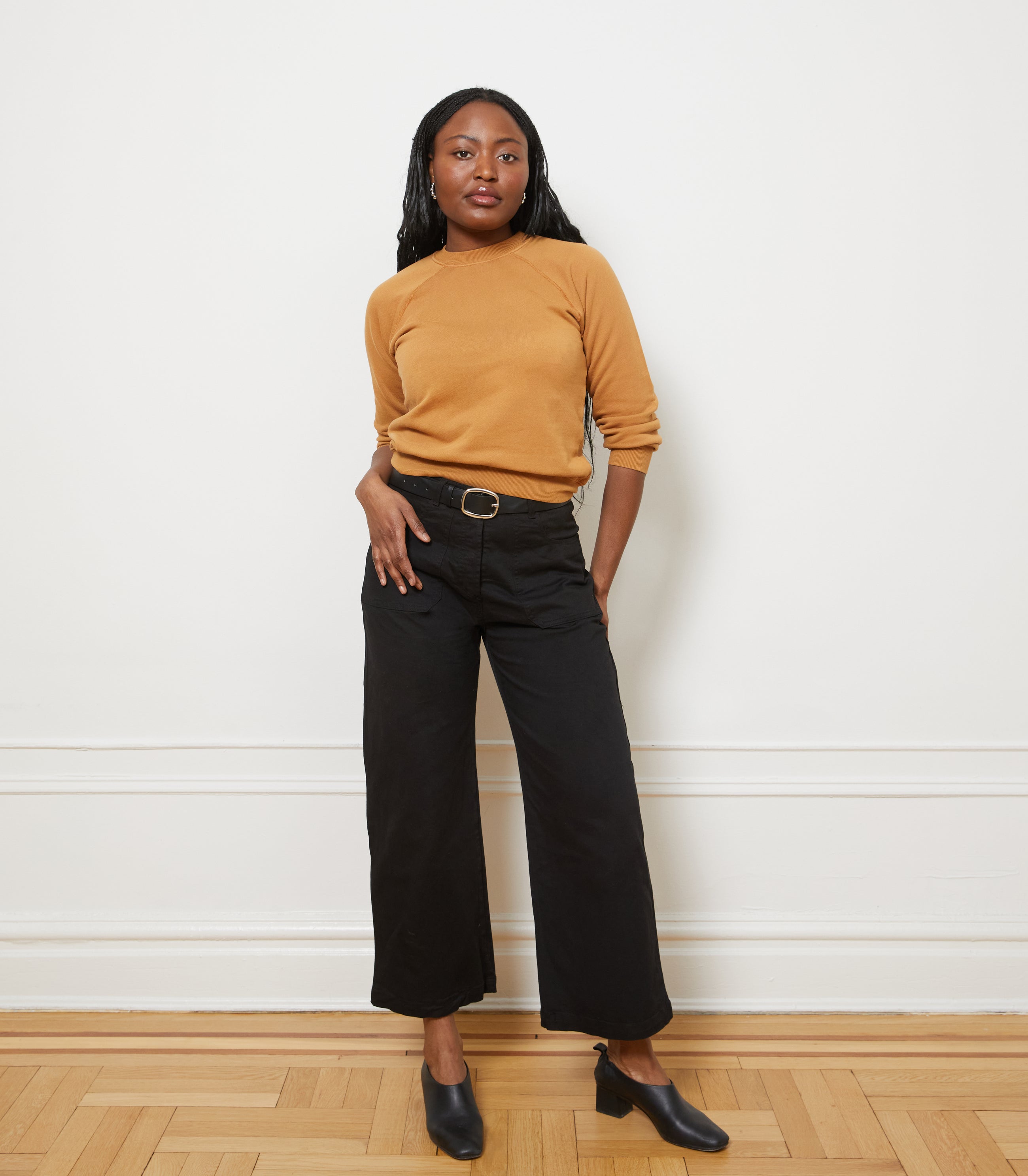 Knot Overalls in Black | LOUP