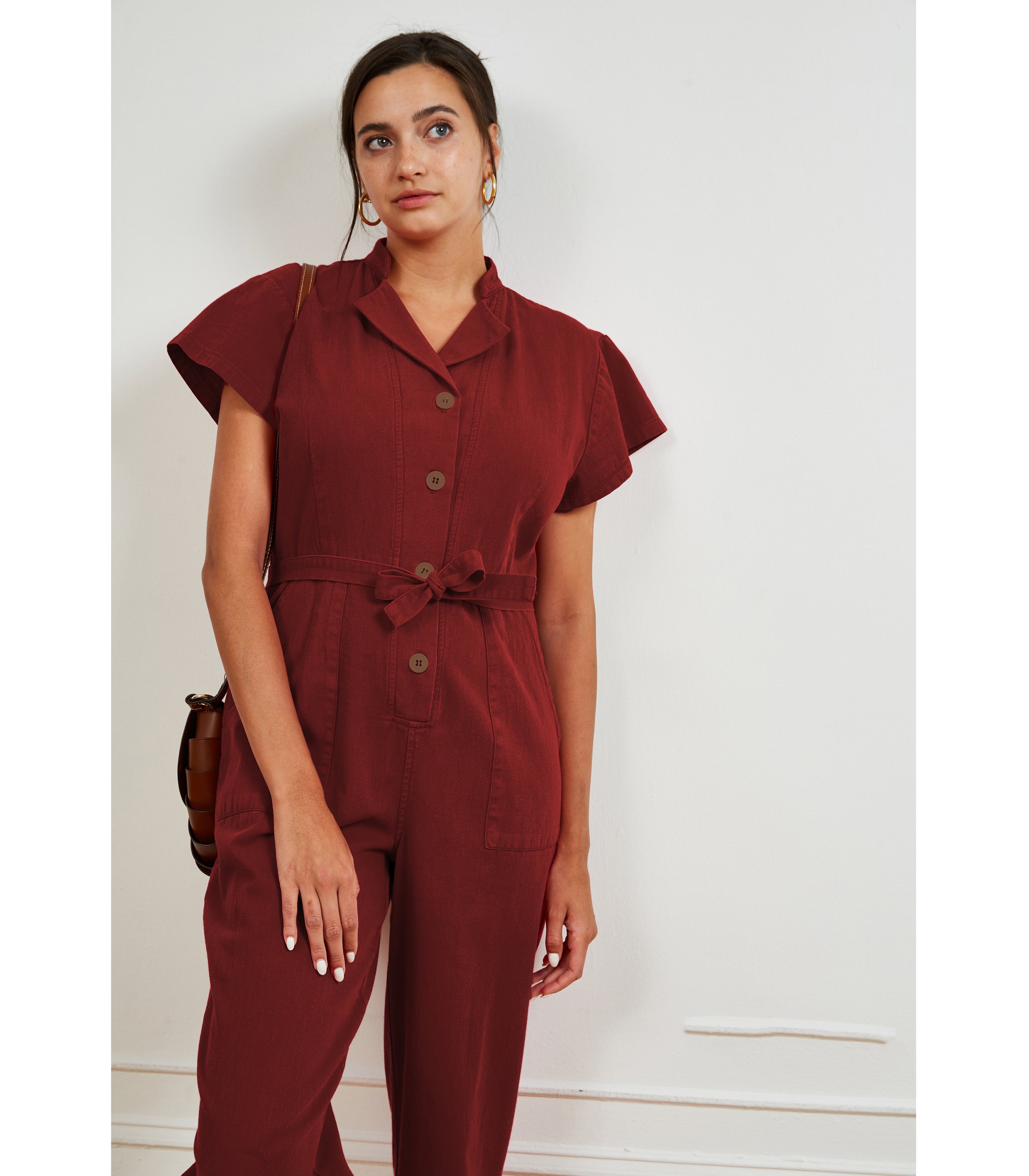 Sally Worksuit in Cocoa | LOUP