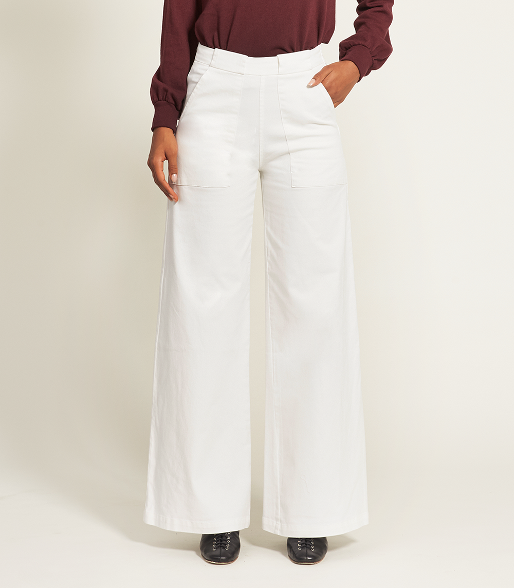 Sabrina In White Pants